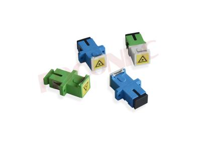 Cina Adattatore a fibra ottica semplice con la copertura antipolvere provvista di cardini, adattatore dello Sc dell'otturatore per FTTH in vendita