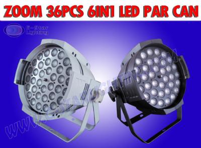 China ZOOM 36*10W 4IN1 LED PAR CAN / led stage lighting/ led uplight/ change color light for sale