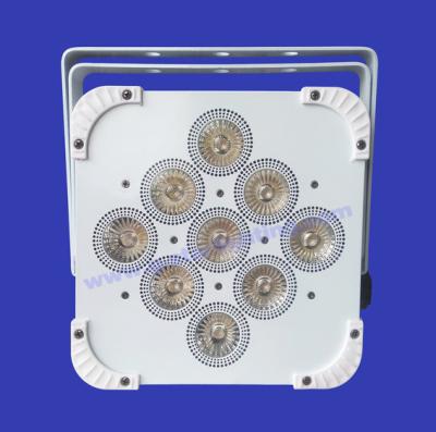 China Battery Power and Wireless LED Flat Par Can/ wedding lights/ battery led par can/stage lighting for sale