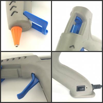 China Professional Glue Gun DIY Tools 20/40W 60/100W Double/Dual Power With Glue Sticks  Anti-Drip EU US Plug OEM glue gun for sale