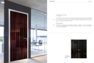 China china melamine faced MDF aluminum frame apartment apartment main door for sale