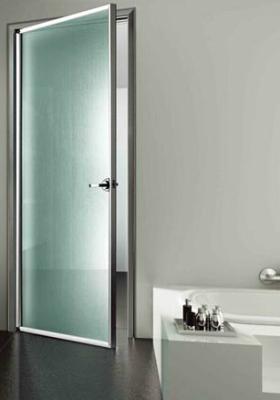 China New design Aluminum frame Modern aluminum frame glass interior door for home for sale
