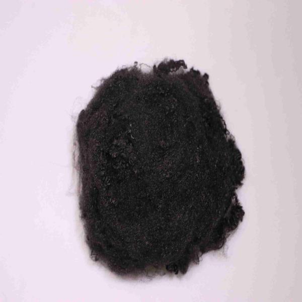 Quality 64mm Black Flame Resistant Fiber Environment-Friendly Viscose Staple Fibre for sale