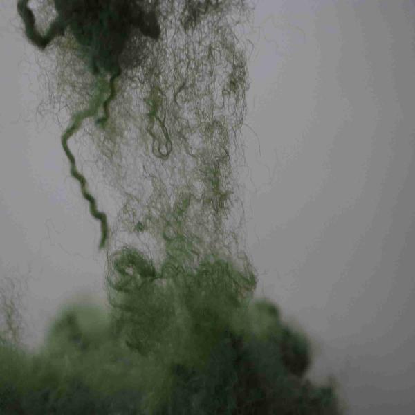 Quality Environment-Friendly Polyester Staple Fibres Siliconized Green Silicon Fiber for sale