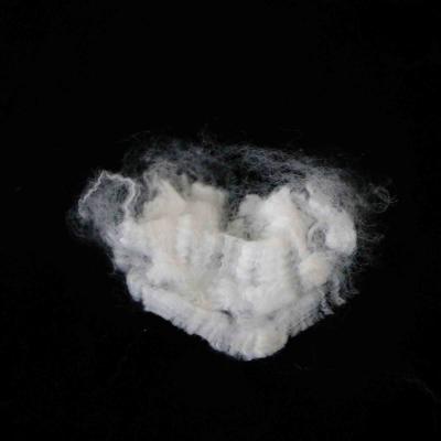 China Fireproof Polyester Short Cut Fiber 3.33D Flame Retardant Staple Fiber For Non Woven Fabrics for sale