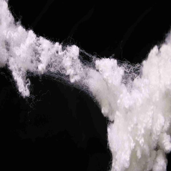 Quality Conjugated Polyester Short Cut Fiber 64mm Matrix Stability Solid Fibre for sale