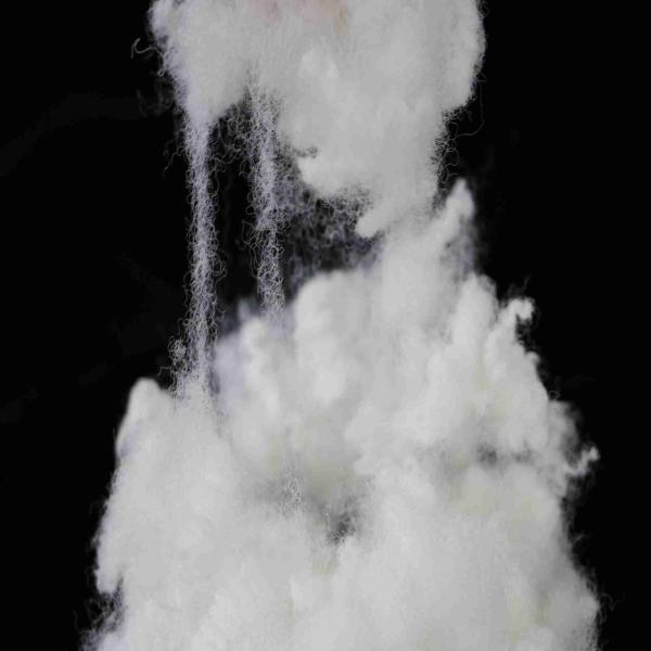 Quality Siliconized Flame Retardant Polyester Fiber Nontoxic Quilt Filling Material for sale
