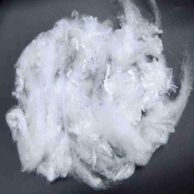 Cina Fibra antifiamma acrilica a basso ridimensionamento Bianca Vergine 2D Microfibra 51mm in vendita
