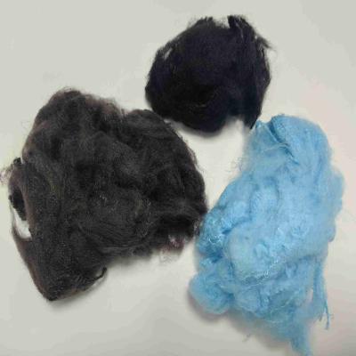 Cina Non tossico Blu Poliestere Fibra sintetica ignifuga 76mm PP Fibra adesiva in vendita