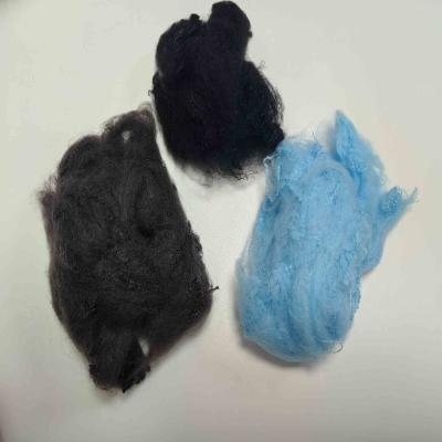 Cina Non tossico Blu Poliestere Fibra sintetica ignifuga 76mm PP Fibra adesiva in vendita