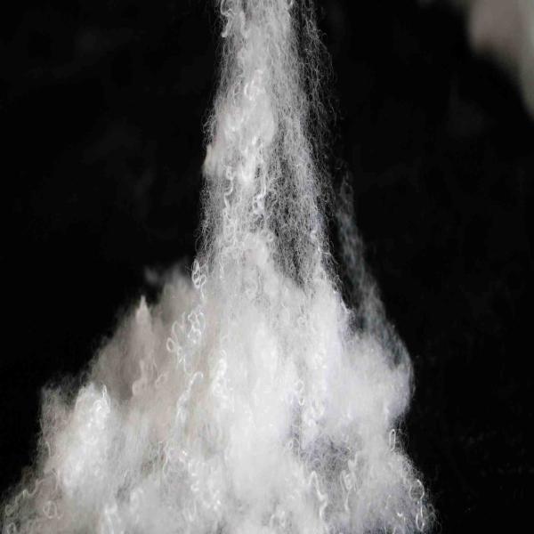 Quality HCS Virgin Hollow Fiber For Pillows Filling White Conjugated Polyester Fiber for sale