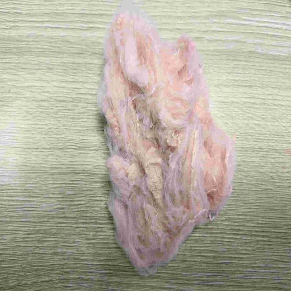Quality 51mm Poly Synthetic Fiber Customized Color Polyester Staple For Mattress for sale