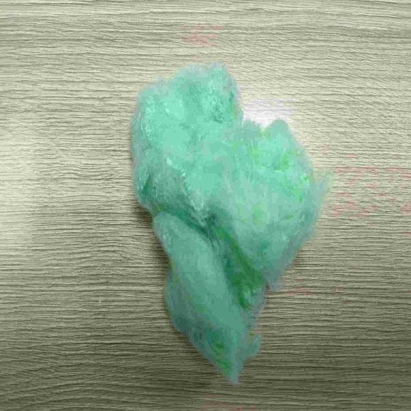 Quality 51mm Poly Synthetic Fiber Customized Color Polyester Staple For Mattress for sale