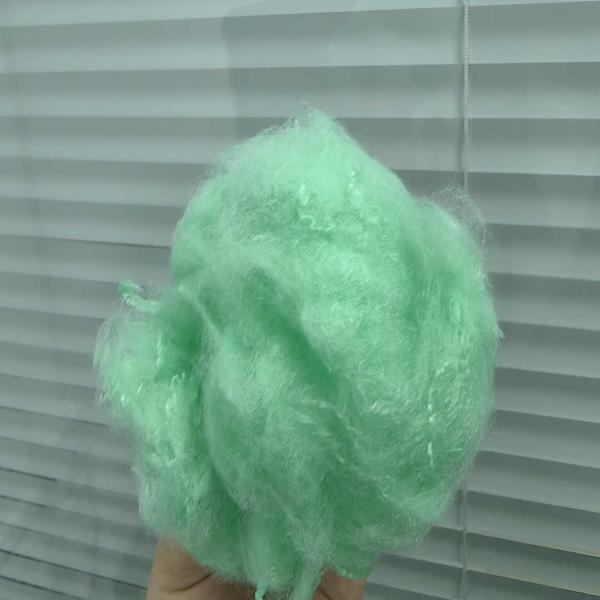 Quality 51mm Poly Synthetic Fiber Customized Color Polyester Staple For Mattress for sale