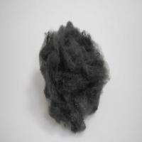 Quality Environment-Friendly Nontoxic Staple Polyester Fibre 65mm Gray Black PSF for sale