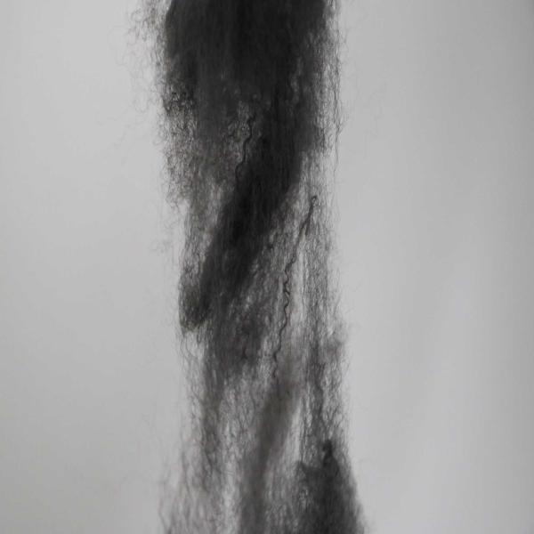 Quality Environment-Friendly Nontoxic Staple Polyester Fibre 65mm Gray Black PSF for sale