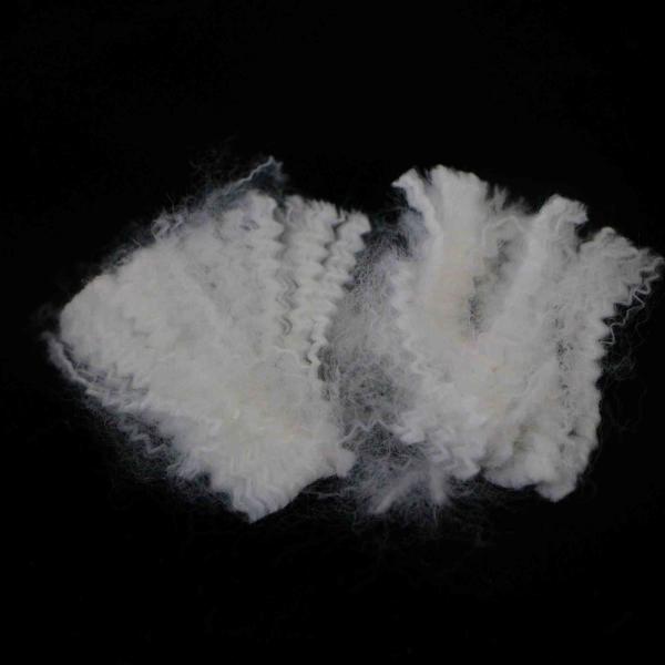 Quality Low Crimp Silicone Free Short Staple Fiber 2.5D For Hot Air Non Woven Fabric for sale