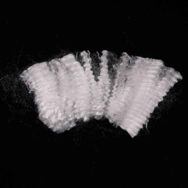 Quality Eco-Friendly Hollow Polyester Fiber 1.33D Siliconized Lightweight White for sale