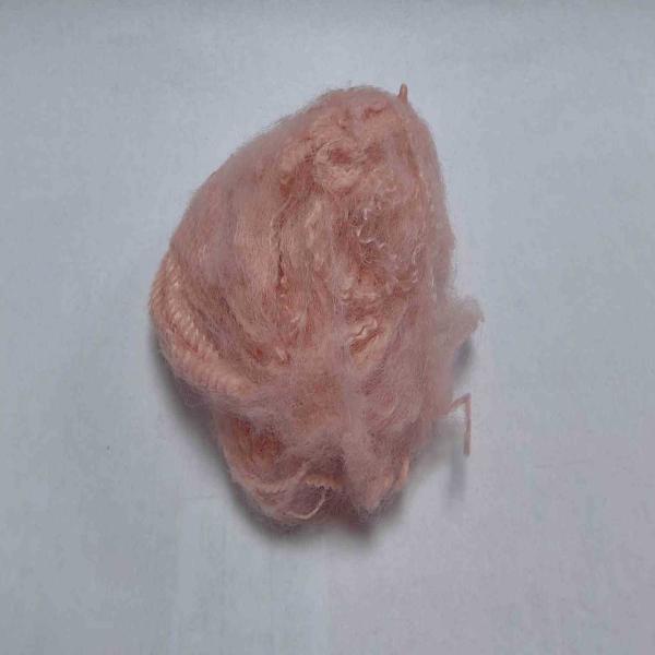 Quality A Grade Fireproof Dope Dyed Colored Polyester Fiber With Customizable Crimp for sale