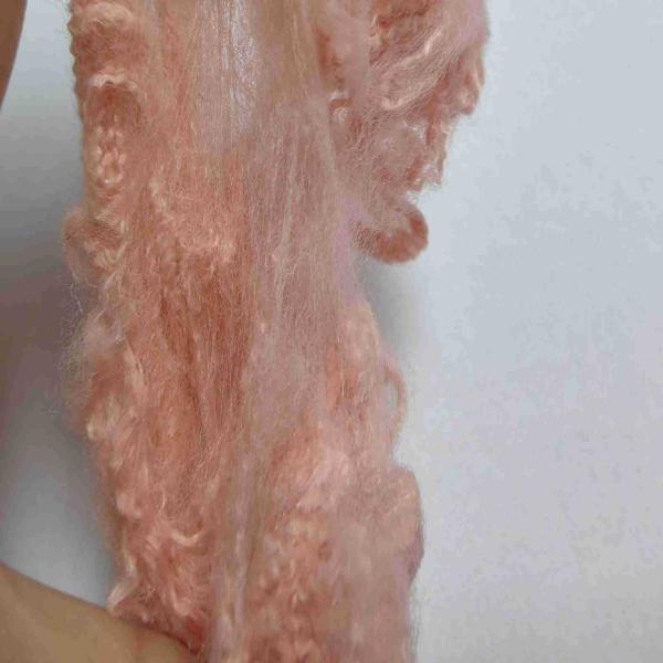 Quality A Grade Fireproof Dope Dyed Colored Polyester Fiber With Customizable Crimp for sale