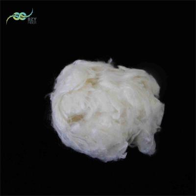 Quality Flame Retardant White 60mm Viscose Staple Fibre Weaving Material for sale