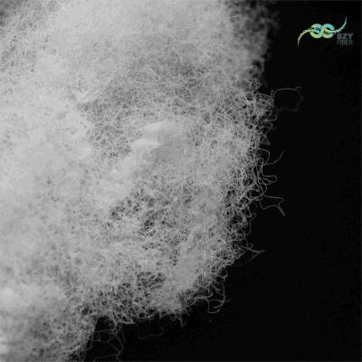 China Hollow 70D Recycled Polyester Staple Fibre Artificial 72mm Filling Material for sale