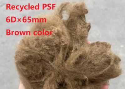 China 6D×65mm Polyester stapelvezel 100% Polyester Chip Raw Material Polyester stapelvezel met goede slagweerstand en ronde vorm Te koop