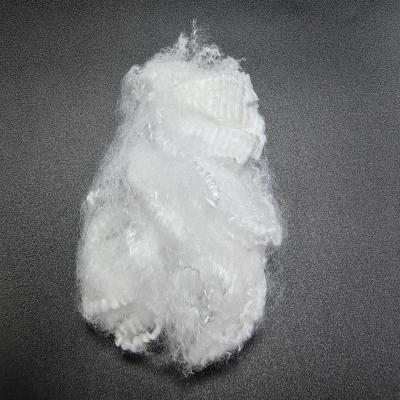 Κίνα Παρθένος Polyester Staple Fiber 1.56D 51mm λευκή υψηλή αντοχή στα λεκέτα προς πώληση