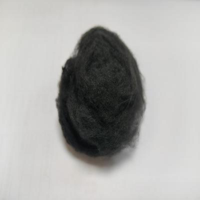 Cina Fibra Staple di poliestere riciclata 2.5D 51mm Nero a bassa umidità in vendita