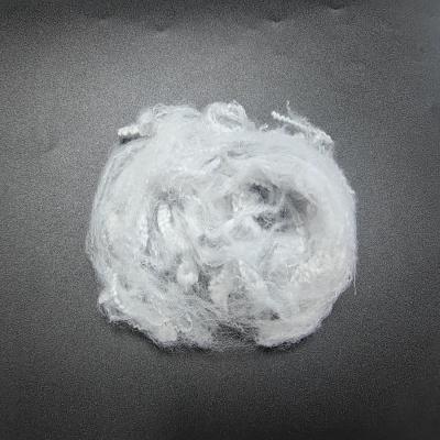 Cina Fibra Staple di poliestere riciclata 2.5D 51mm Bianco Alta resistenza al restringimento in vendita