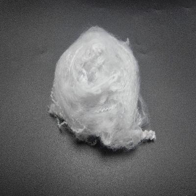Cina Fibra Staple di poliestere riciclata 2.5D 51mm Bianco Alta resistenza al restringimento in vendita