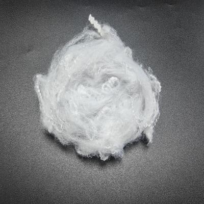 Cina Fibra Staple di poliestere riciclata 2.5D 51mm Bianco Alta resistenza al restringimento in vendita