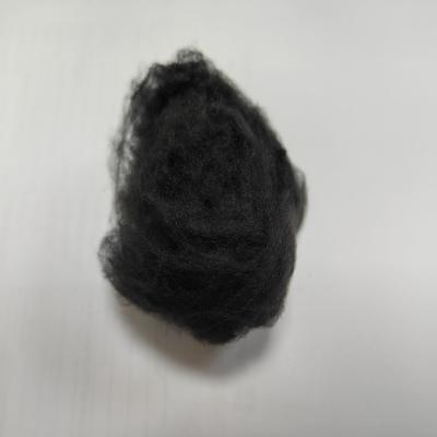Κίνα Παρθένος Polyester Staple Fiber 2.78D 51mm Μαύρο Ανθεκτικό στις λεκέδες προς πώληση
