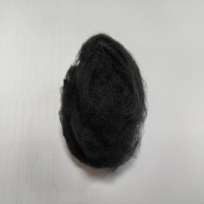Κίνα Παρθένος Polyester Staple Fiber 2.78D 51mm Μαύρο Ανθεκτικό στις λεκέδες προς πώληση