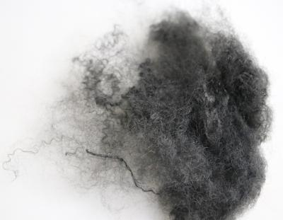 Cina Fibra di poliestere vergine in fiocco 8.89D 65mm grigio per interni automobilistici in vendita