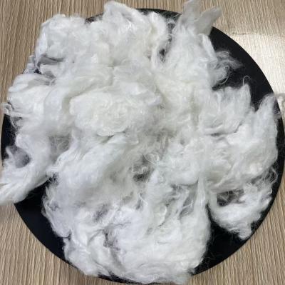 China Flame Retardant Viscose Polyester Fiber 70-30 Blend White for sale