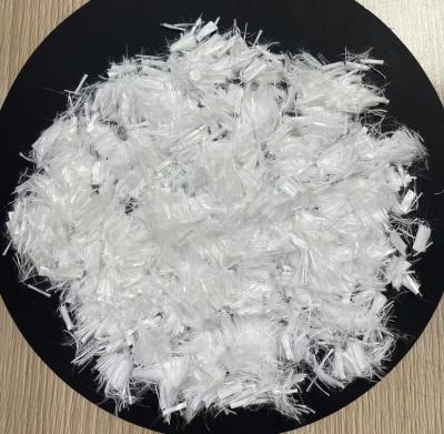 China 10 Micrometre 12mm PET Fiber Reinforced Concrete with 160-170℃ Melting Point for Enhanced Durability for sale