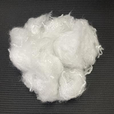 China 4D×51mm High quality single component set Soft & Fluffy PLA Hollow Siliconized Fiber for Bedding raw materials for sale