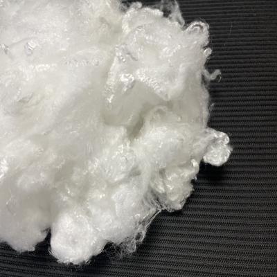 China Electrostatic Polyester Staple Fiber , Friction-Generated Static Charge Filter Fiber for Industrial Dust Collection Filtration for sale