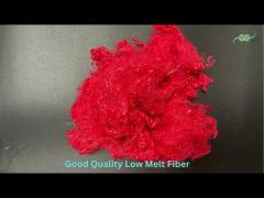Lightweight A Grade Raw White Man Made Staple Fibres 51mm Low Melt Polyester Fiber