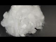 64mm Synthetic Man Made Fibres Low Melting Point Polyester For Pillow