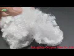 Low Crimp Silicone Free Short Staple Fiber 2.5D For Hot Air Non Woven Fabric