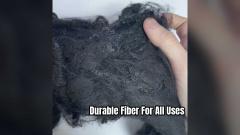 Polypropylene fiber 3D*65mm black