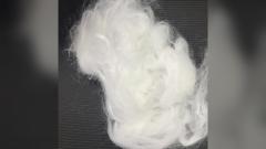 90D*102MM Imitation Mohair Staple Fiber, High Luster Bulky Fiber for Winter Knitting Yarn