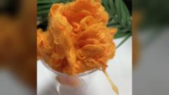 Orange viscose staple fiber