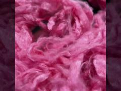 Pink viscose staple fiber