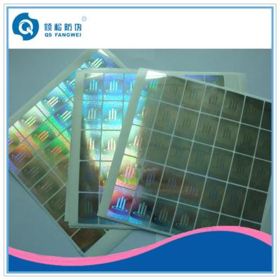 Cina 3D/2D autoadesivi su ordinazione dell'ologramma per abbigliamento/scarpa in supermercato in vendita