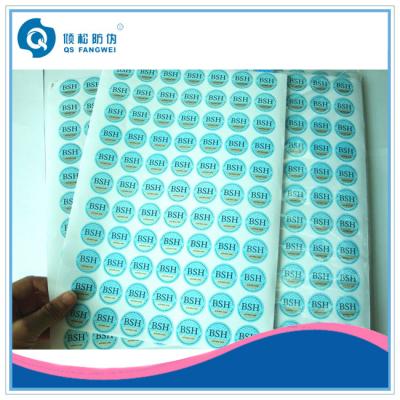 China PVC redondo/oval imprimiu etiquetas autoadesivas para a garrafa de vidro à venda