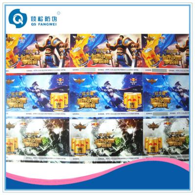 China Etiquetas autoadesivas impressas transferência da água da prova do rasgo para o alimento congelado à venda