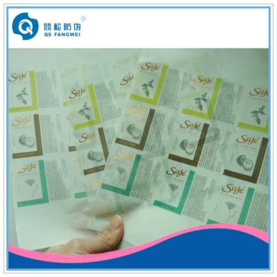 China Etiquetas plásticas autas-adhesivo de sellado calientes de cobre cuadradas para los productos cosméticos en venta